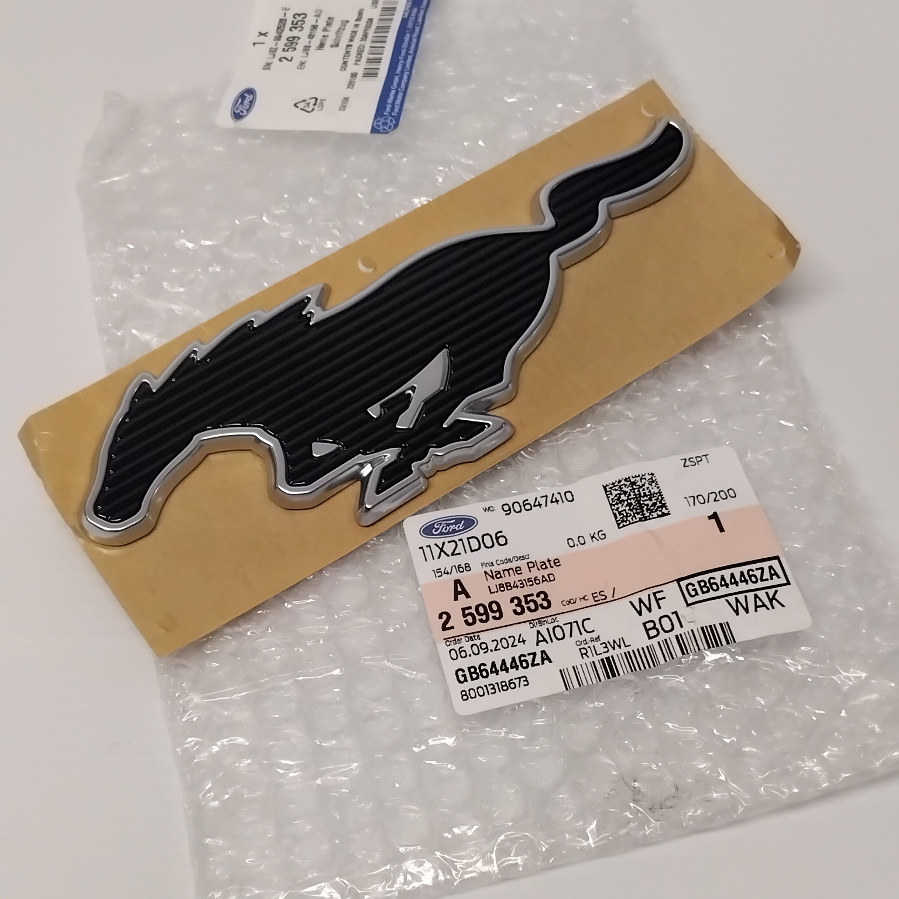 Genuine Name Plate - Ford Mustang Mach-E 2020- | 2599353 – Stoneacre Direct