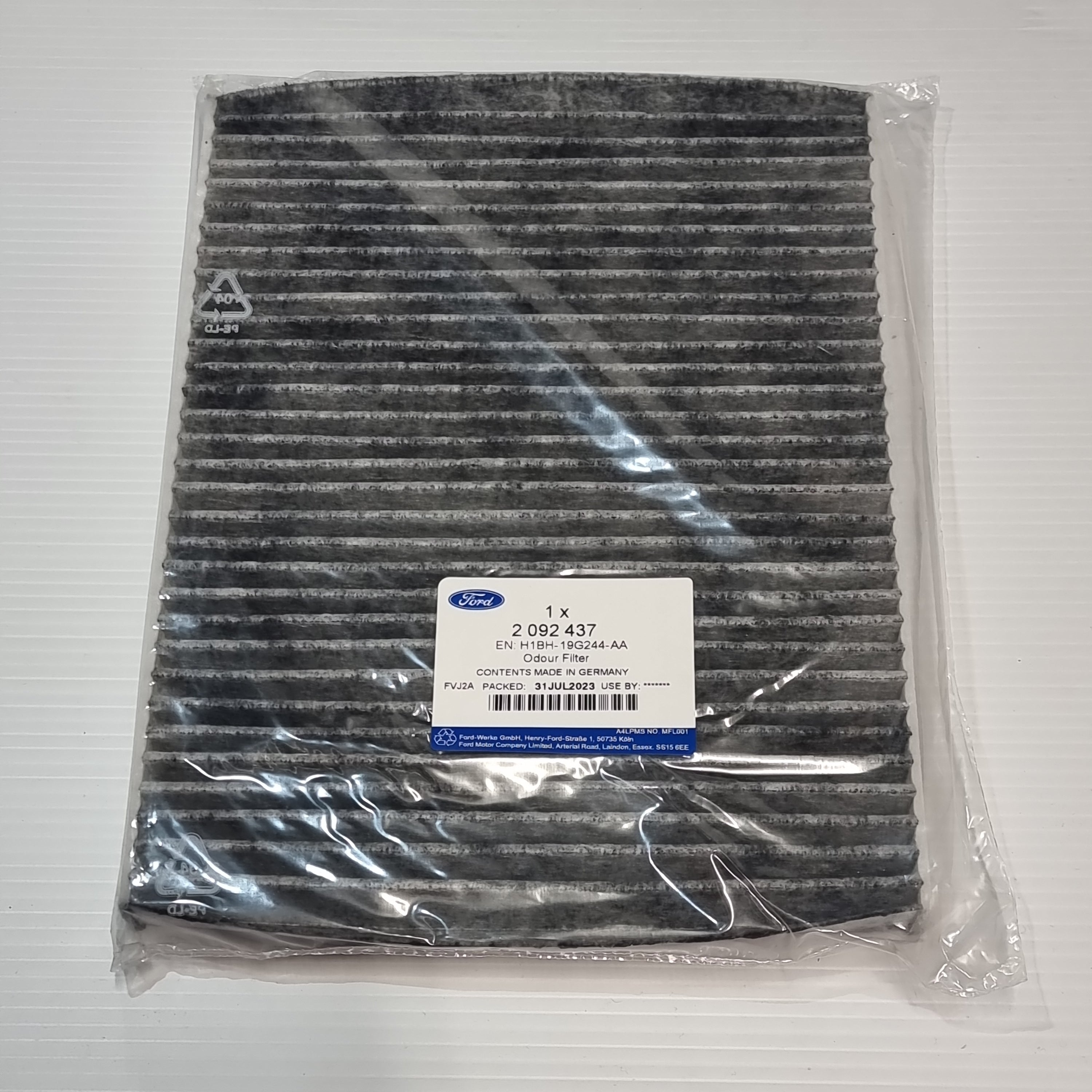 Genuine Ford Filter Assy, Active Carbon Filter | 2092437 – Stoneacre Direct