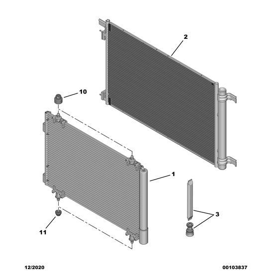 Diesel Radiator Rubber Buffer - Citroen DS4 2010-2021 | 6453EE ...